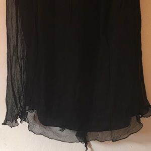 Max Studio | Dresses | Nwot Leon Max Studio Black Silk Asymmetric Dress ...